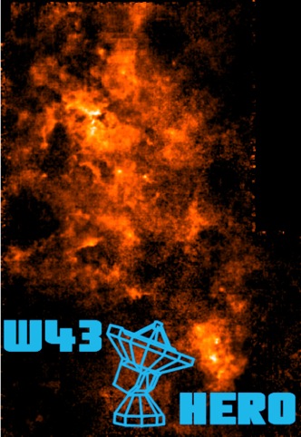 LP004: Origins of molecular clouds and star formation in W43 – IRAM